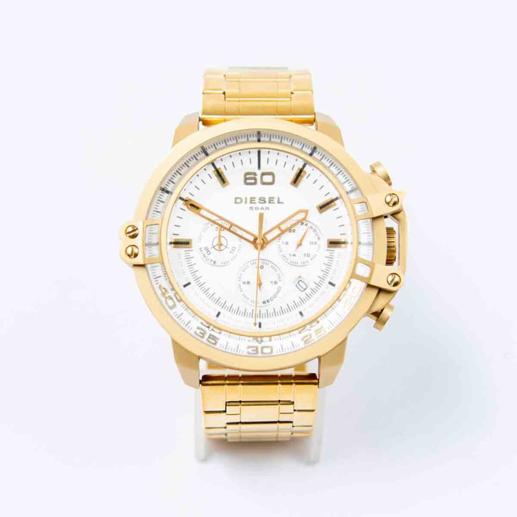 Rolex Oyster Blaken, Golden Strap, Red Dial Watch for Men - WMR02 - G&W