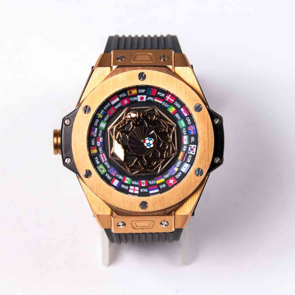 Hublot BigBang Worldcup Edition, Black Rubber Strap and Black Dial with ...